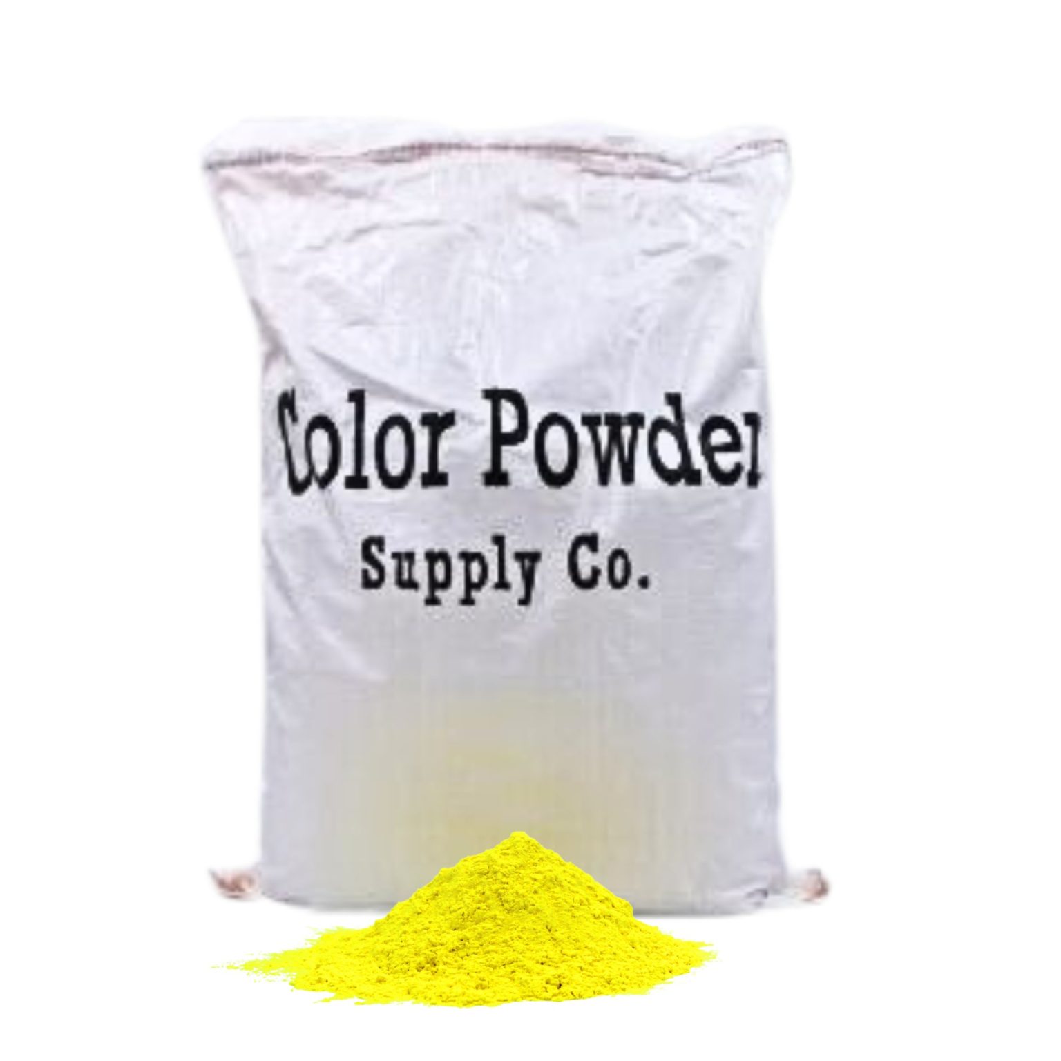 Bulk Yellow Color Powder 20 lb (Large) - Color Powder Supply