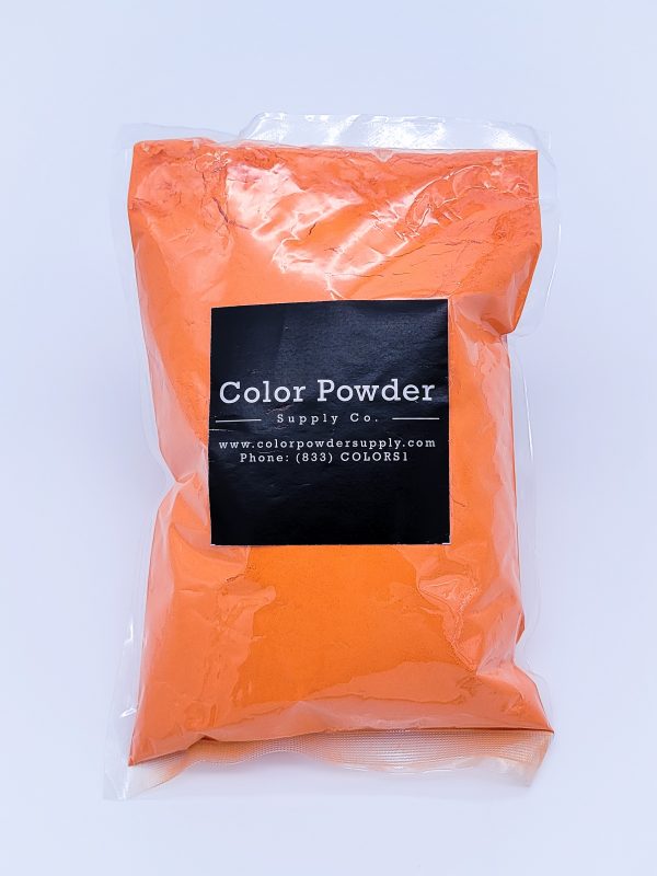 Orange Color Powder 1 lb (Small) - Color Powder Supply Co. - Safe Bulk ...