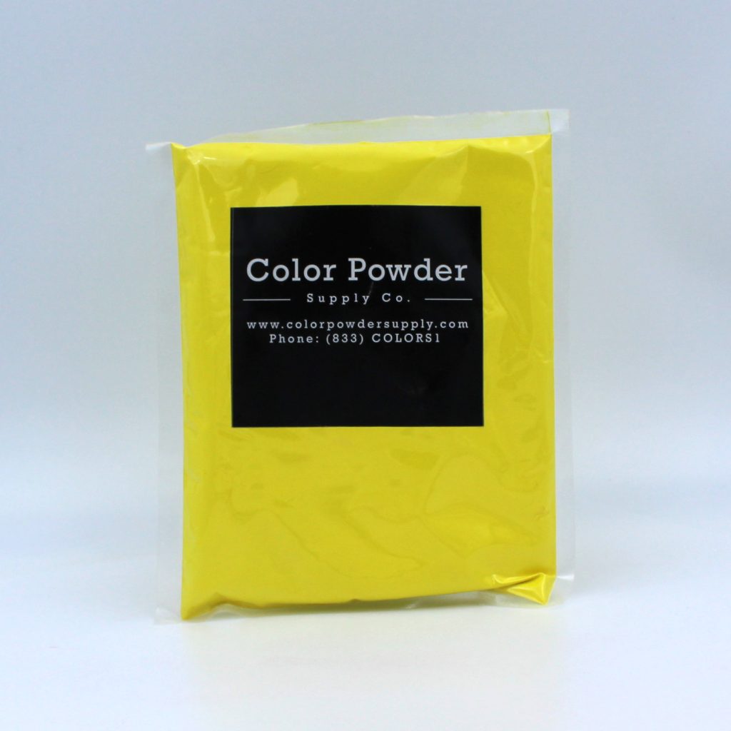Bulk Yellow Color Powder 20 lb (Large) - Color Powder Supply