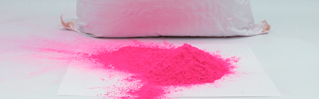 Pre-filled Pink Color Powder Squeeze Bottles | Color Powder Supply Co