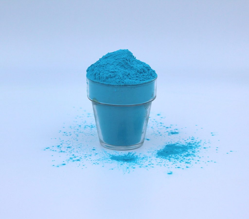 Pre-filled Blue Color Powder Squeeze Bottles | Color Powder Supply Co.