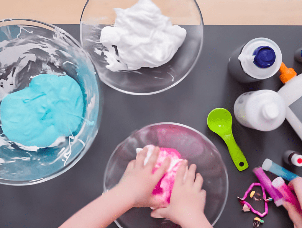 How To Make Slime Using Color Powder | Color Powder Supply