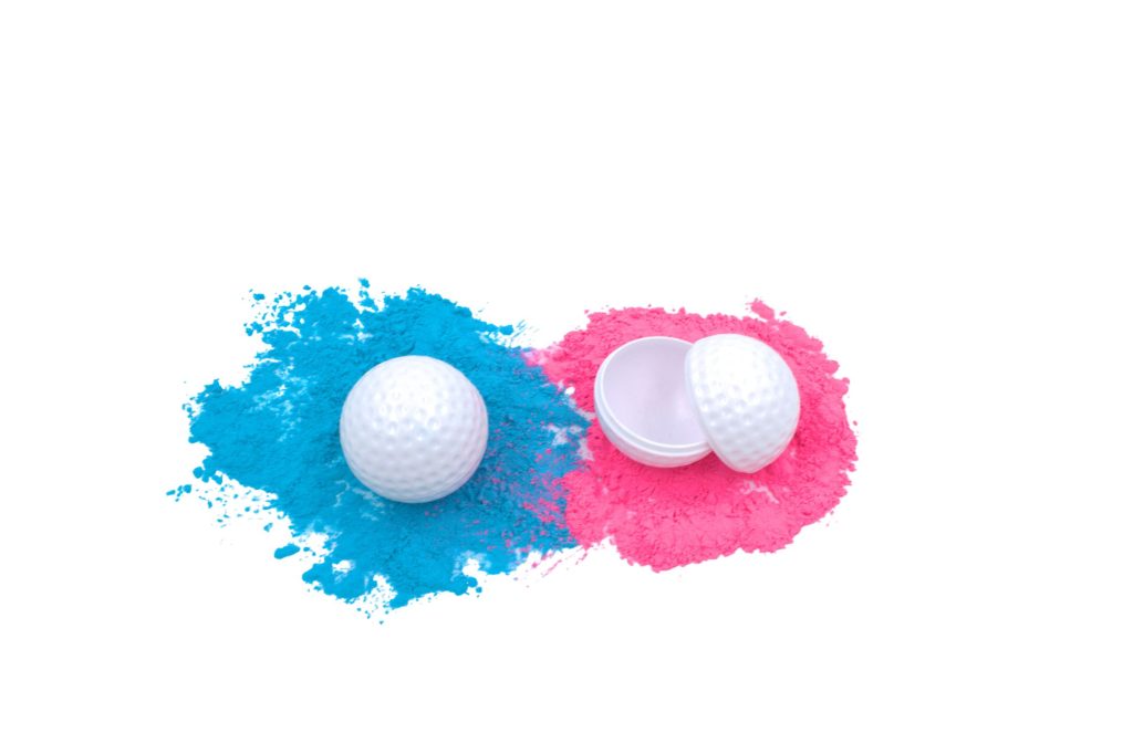 Gender Reveal Golf Balls - Color Powder Supply Co. - Safe Bulk Holi ...